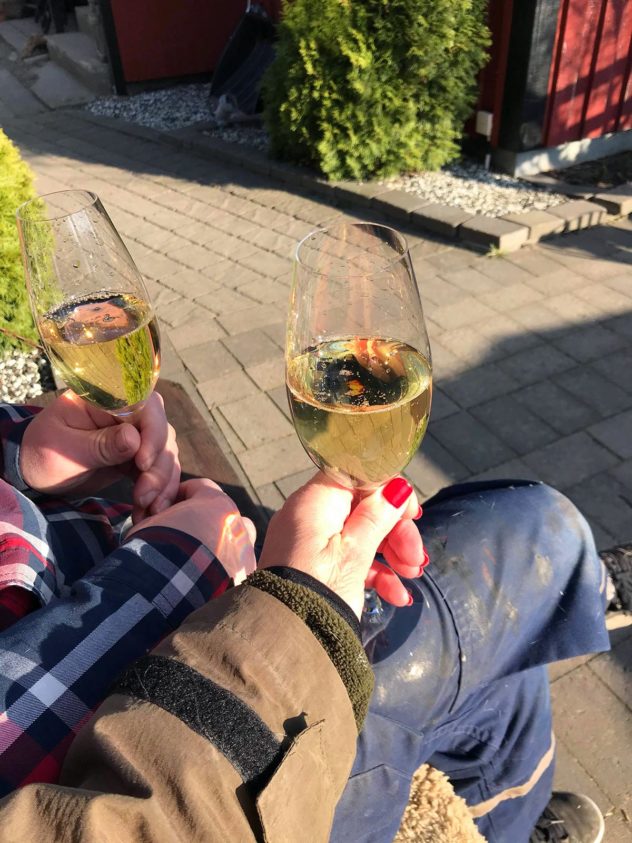 Champagne i vårsol 2 - Gott för själen